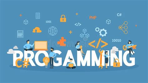 Programming Concept Illustration Stock Vector Illustration Of Software Banner