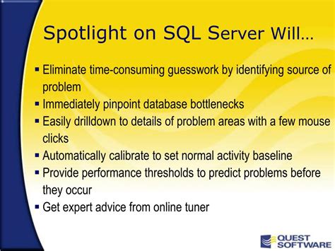 Ppt Spotlight™ On Sql Server Powerpoint Presentation Free Download