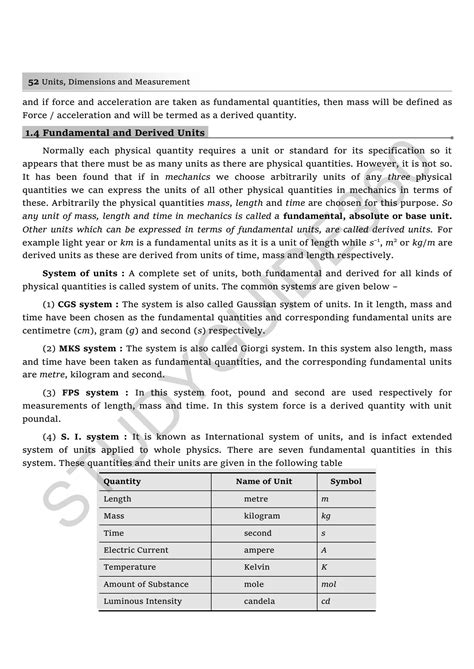 SOLUTION Iit Jee Physics Notes For Units Dimensions And Measurement Studypool