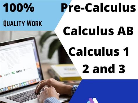 Help In Pre Calculus And Advance Calculus Upwork