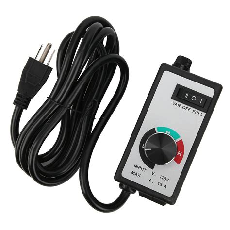 Fan Speed Controller Variable Adjuster Electronic 120v 1500w 15a Us Plug 2 Meter Cord Fruugo Uk