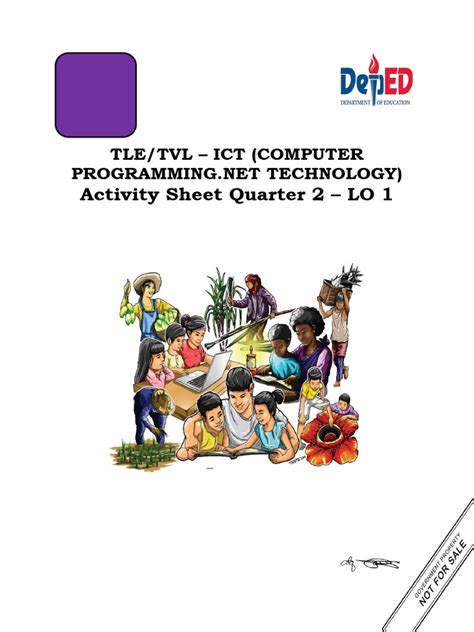 Ict Computer Programming Nc Iii Net J Shs2 Quarter 2 Las 8 Final Pdf