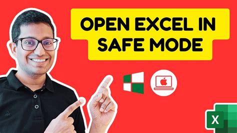 2 easy ways to open excel in safe mode windows mac youtube