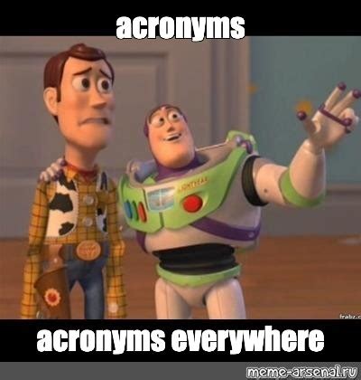 Meme Acronyms Acronyms Everywhere All Templates Meme