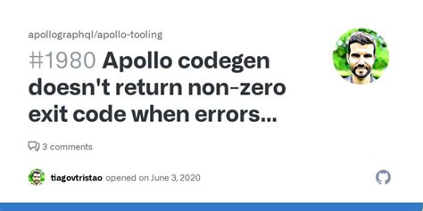 elad aharon on linkedin apollo codegen doesn t return non zero exit