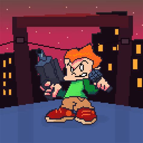 Friday Night Funkin Pixel Pico By Tailzik On Newgrounds