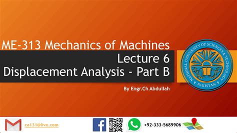 SOLUTION Displacement Analysis Studypool