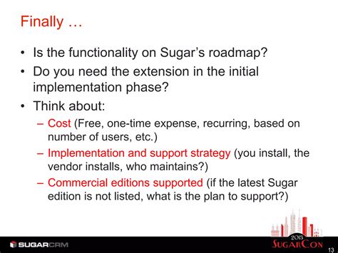 sugarcon 2013 tips and best practices most common integrations pptx computer software and