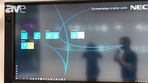 Integrate 2018 NEC Display Previews 84 Infinity Board All In One Collaboration Board RAVe PUBS