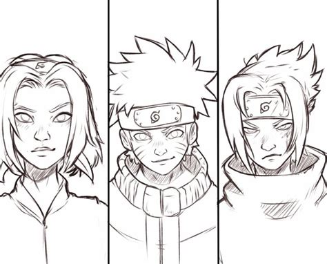 Как нарисовать наруто из наруто карандашом