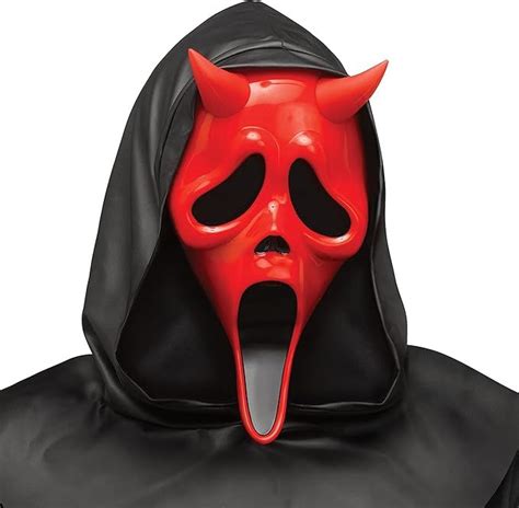 Red Devil Ghost Face Mask Party City