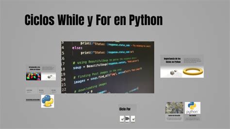 Ciclos While Y For En Python By Leydi Sandoval On Prezi