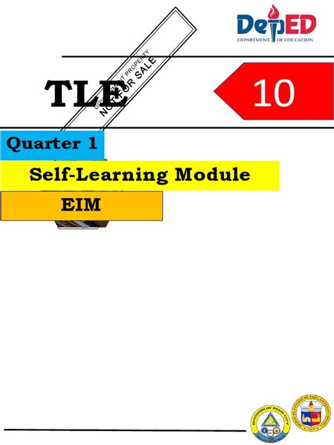 Eim 10 Module 1 Pdf Entrepreneurship Cognition