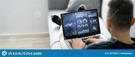 Analytics Dashboard And Information Technology Stock Image Image Of