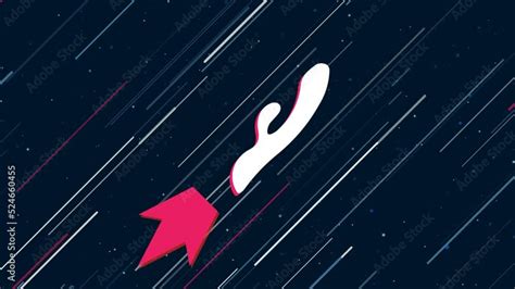 Sex Toy Symbol Flies Through The Universe On A Jet Propulsion The Symbol In The Center Is