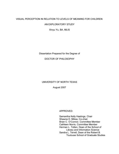 Visual Perception Examples