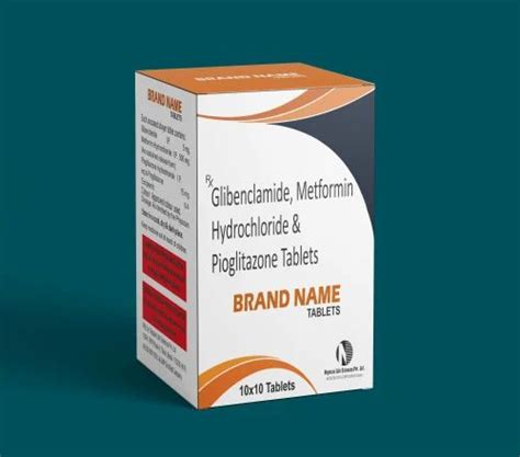 Glibenclamide Metformin Hydrochloride And Pioglitazone Tablets At Rs 950 Box In Baddi