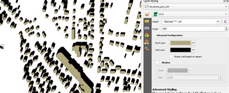 Shapefile Creating Building Shadows In QGIS Geographic Information Systems Stack Exchange