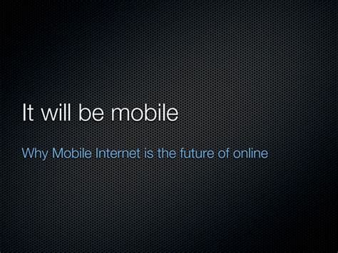Mobile Ppt