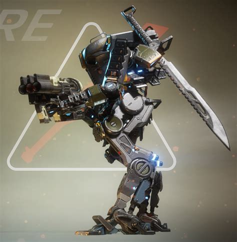 Ronin Prime Factory Issue Side View Titanfall 2 Ronin Art Ronin