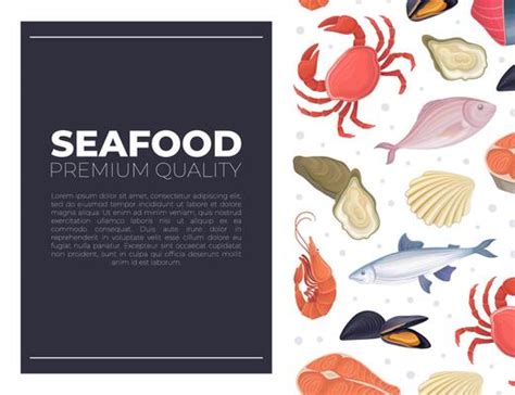 Seafood Banner Vector Art Icons And Graphics For Free Download