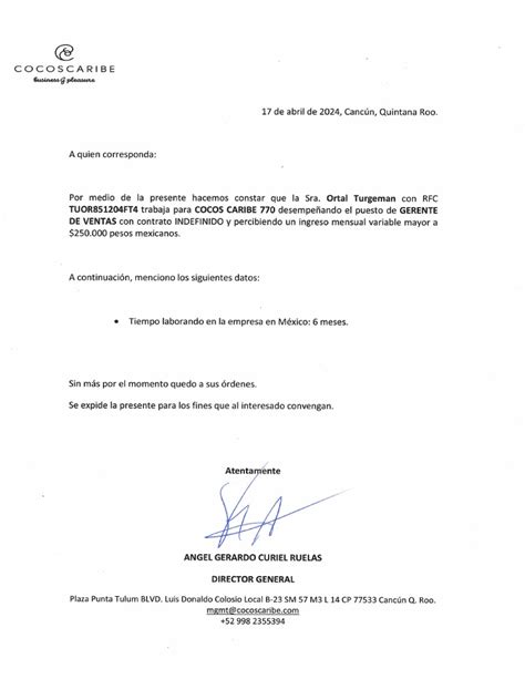 Carta Banco Ortal Pdf