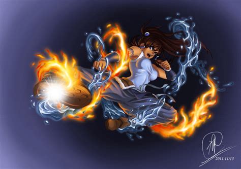Safebooru 1girl Avatar The Last Airbender Bare Shoulders Blue Eyes