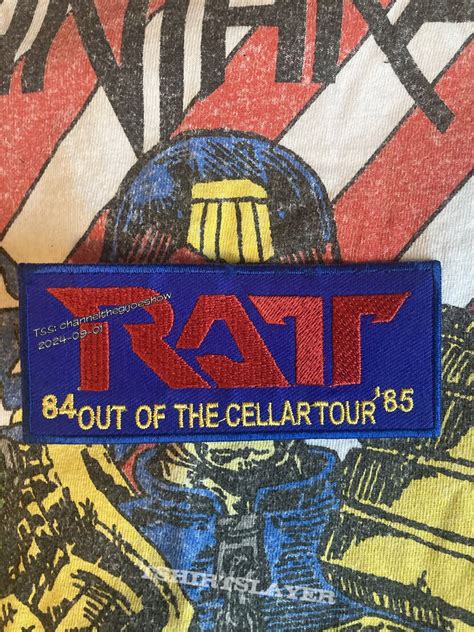 Ratt Out Of The Cellar Tour Strip Patch Tshirtslayer Tshirt And
