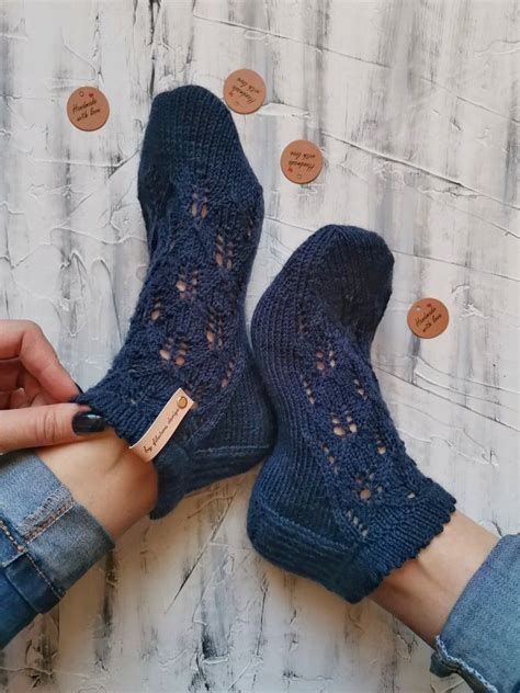 Ажурные вязаные носочки Вязание Схемы вязания крючком Вязаные носки