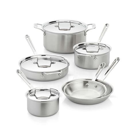 Silver Cookware Sets Crate And Barrel