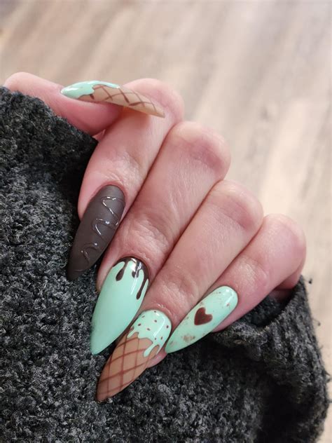 Summer Ice Cream Themed Nails 🍦 Rnails