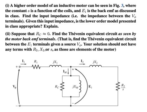 Solved By An Expert I ﻿a Higher Order Model Of An ﻿inductive Motor Can