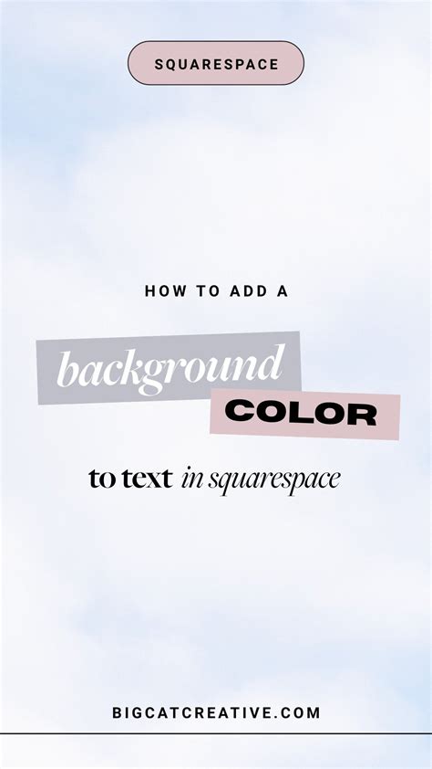 How To Add Background Color To Text In Squarespace 71 And 70 4