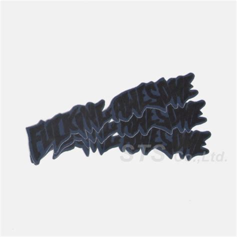 Fucking Awesome Fu Logo Sticker Ugshaft