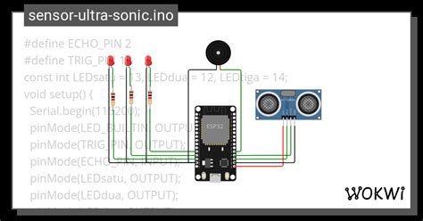 Sensor Ultra Sonic O Wokwi Esp32 Stm32 Arduino Simulator