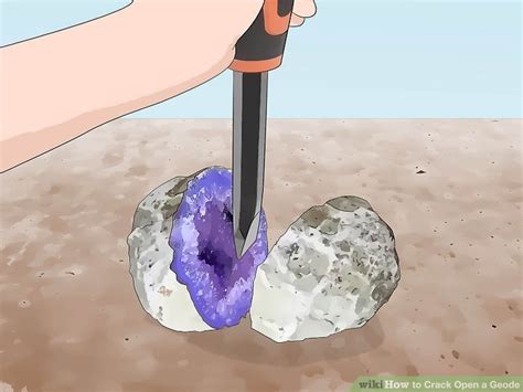Ways To Crack Open A Geode WikiHow