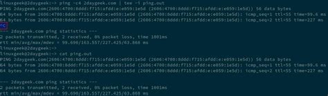 Linux Tee Command With Examples 2daygeek Linux Tee Command With Examples 2daygeek