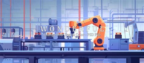 Industrial Factory Automation With Robotic Arm Premium Ai Generated Psd