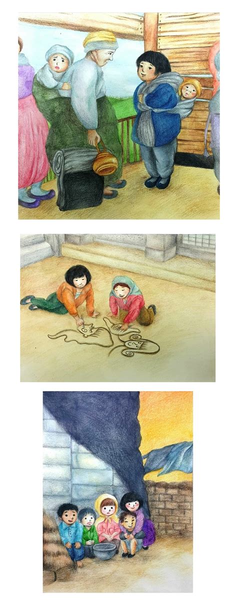 현직 동화 작가가 따뜻한 색연필 일러스트 그려드립니다 크몽