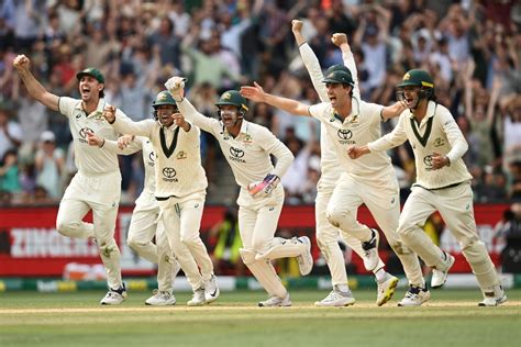 4th Test Cummins Boland Pick Three As Aus Take 2 1 Lead With 184 Run Win Over India Middle East