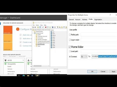 Desktop Support How To Automatically Create Home Folders For All Domain Users In Active