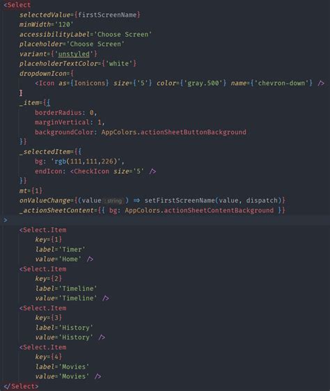 Selectitem Key Prop Missing · Issue 4543 · Geekyantsnativebase · Github