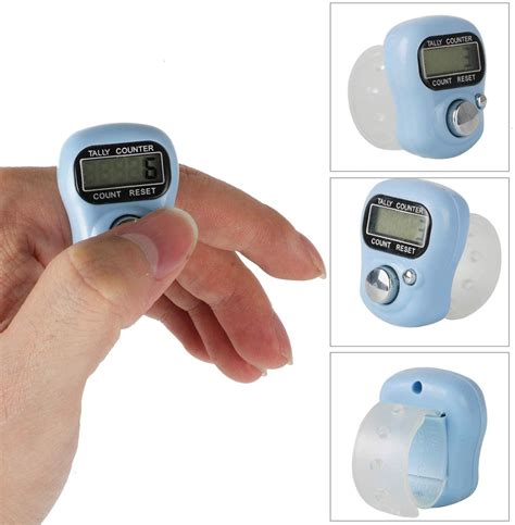 Electronic Finger Counter 7 Pack Resettable Hand Tally 5 Digit Number And Lcd