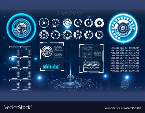 Radar Visualization Royalty Free Vector Image Vectorstock