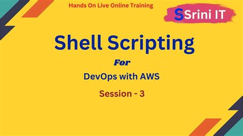 Shell Scripting For Devops With Aws By Mr Raju Online Training