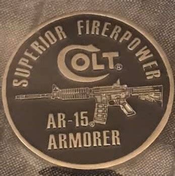 Ar 15 Certified Armorer Coins The Colt Ar 15 Resource