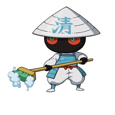 Katazukerai Youkai Watch Youkai Watch 2 Highres Official Art Broom