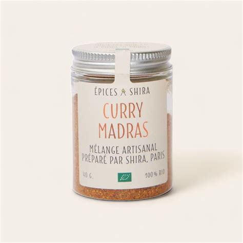 Curry De Madras Bio Shira Aux Mille Couleurs