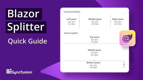 Blazor Self Guided Essential Studio® Quick Video Guide Syncfusion®