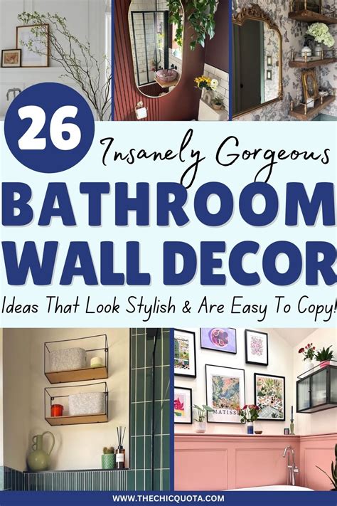 Wall Art Bathroom Wall Decor Ideas